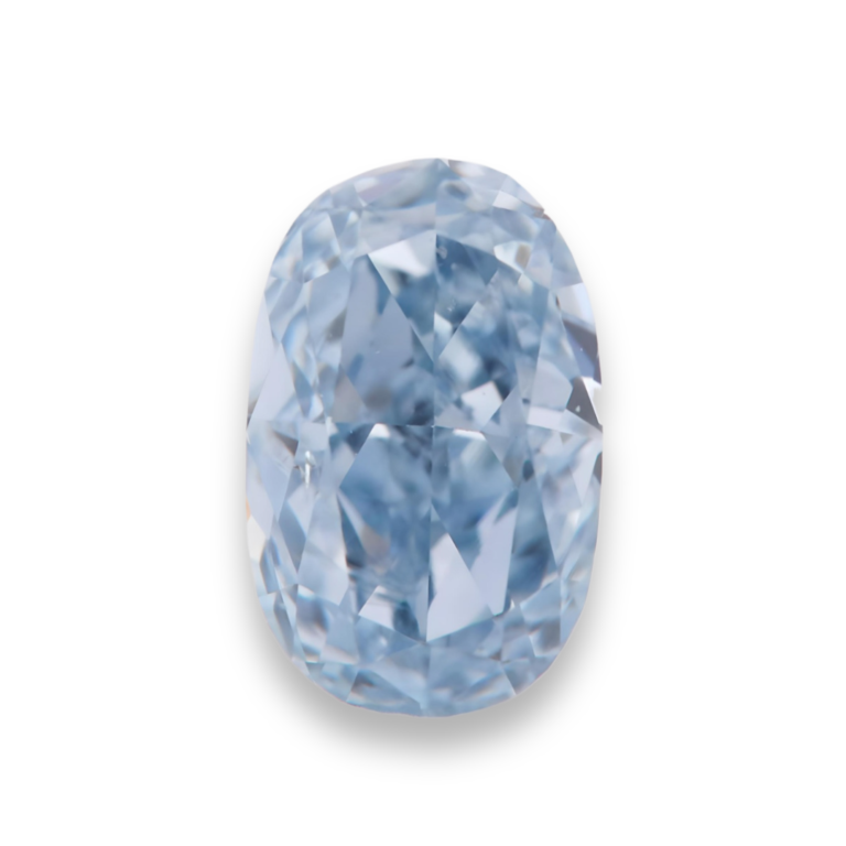 Blue Diamond - 0.16ct Natural Loose Fancy Intense Blue Color