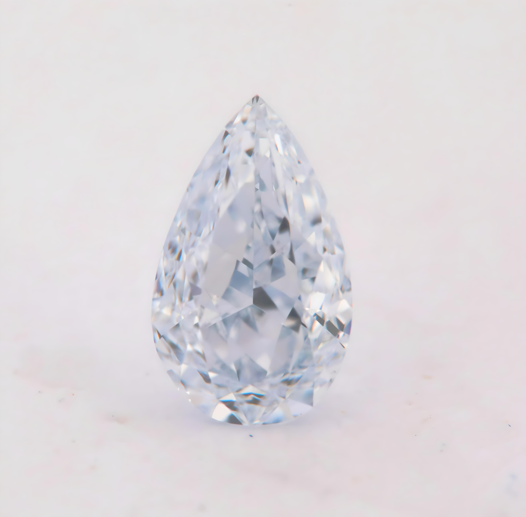 Real 0.46ct Natural Loose Fancy Light Blue Color Diamond GIA VS2 Pear Shape