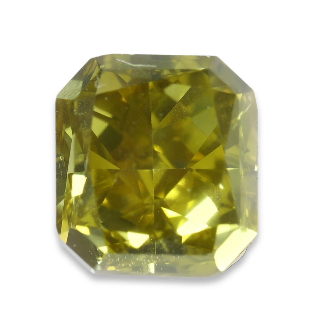 Chameleon Diamond - 0.58ct Natural Loose Fancy Light Green GIA Radiant ...