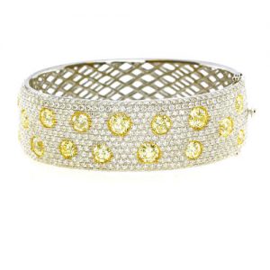 Shop Natural Fancy Color Diamonds Bracelets and bangles.