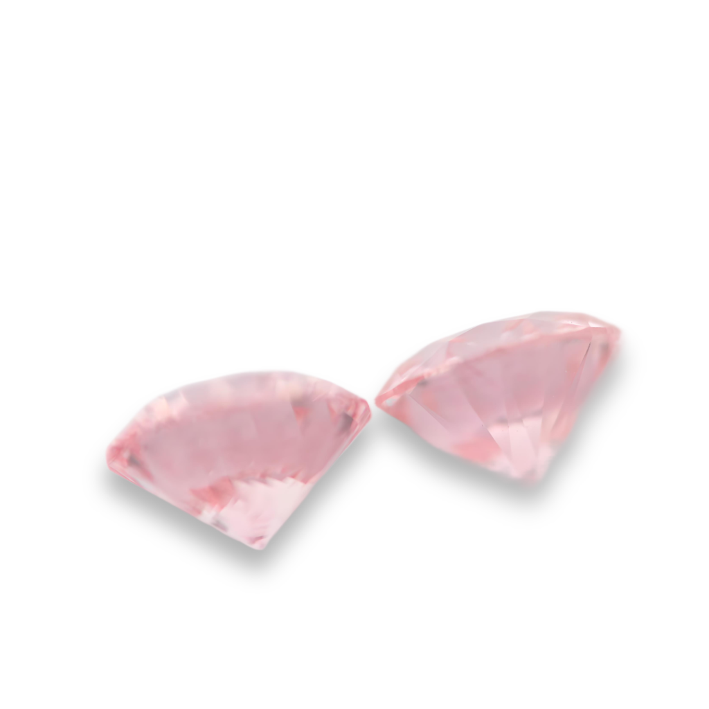 0.31ct Pair Of Natural Loose Fancy Light Pink Diamonds From From Argyle ...