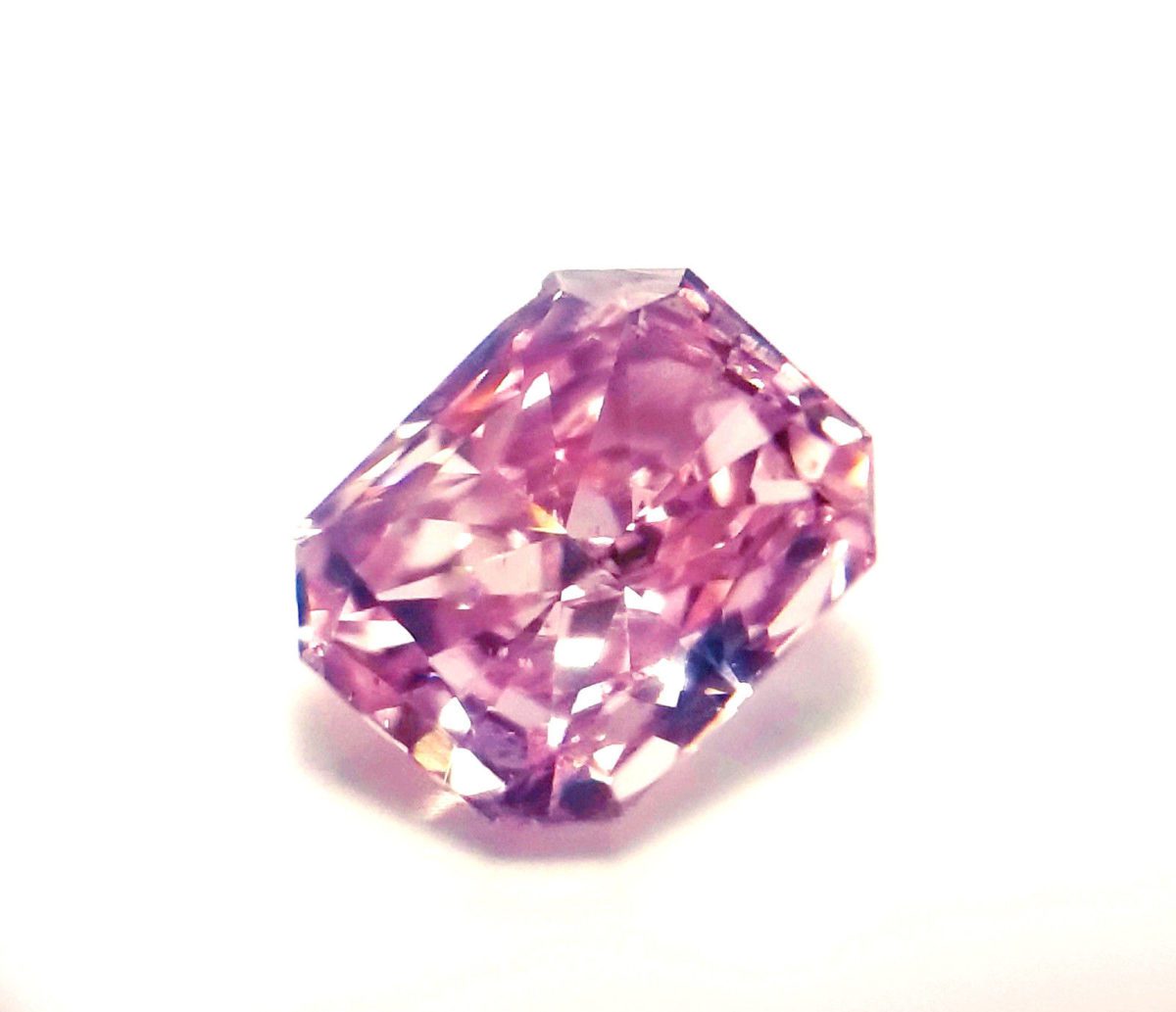 Argyle 0.37ct Natural Loose Fancy Intense Purple Pink Radiant Diamond ...