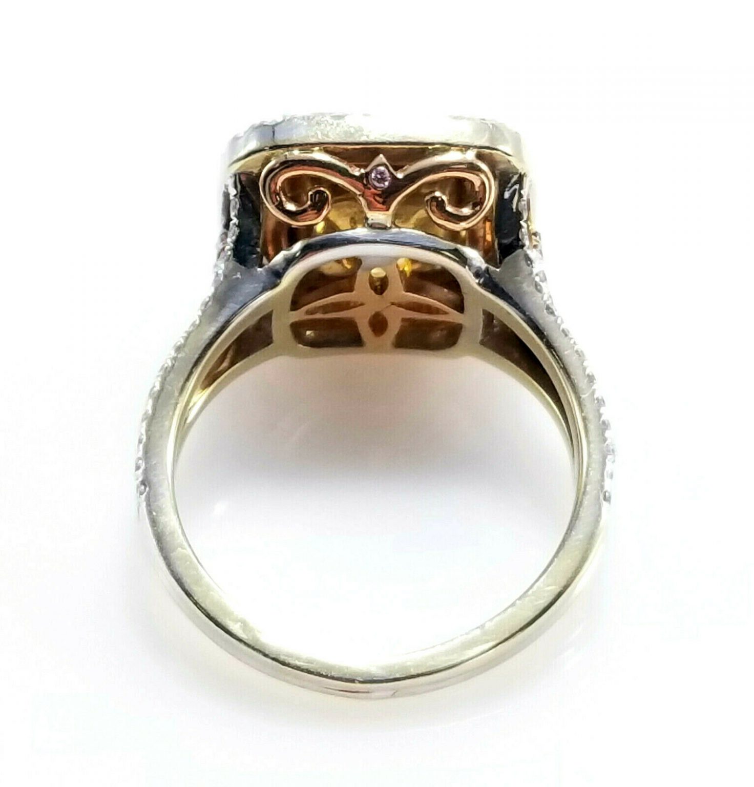 5.24ct Natural Argyle 6pp Fancy Yellow & Pink Diamonds GIA Engagement ...