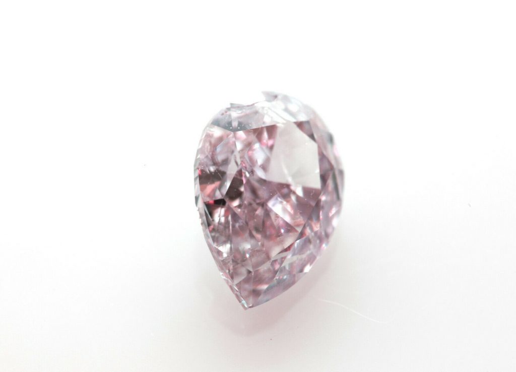 Pink Diamond - 0.51ct Natural Loose Fancy Pink Color Diamond GIA Pear Shape
