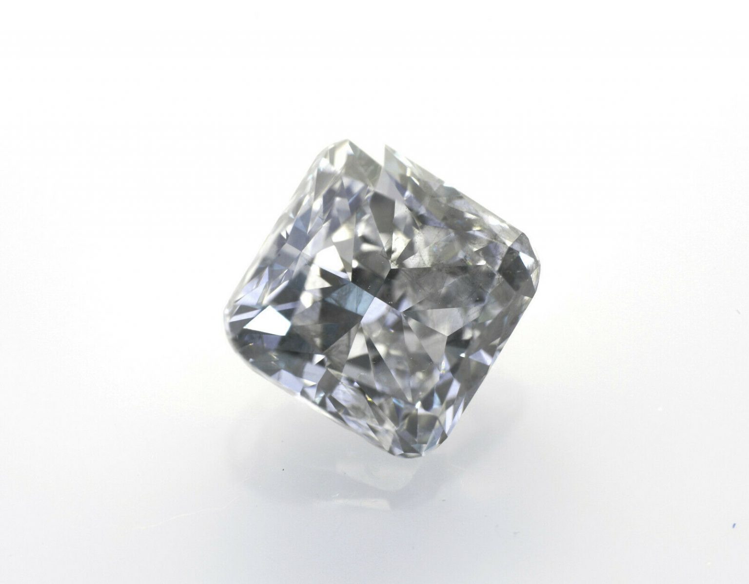 Gray Diamond - 0.82ct Natural Loose Fancy Light Gray Diamond GIA Cushion