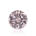 Argyle 0.20ct Natural Loose Fancy Orangy Pink Color Diamond Round PC2 VS1 - Talore Diamonds